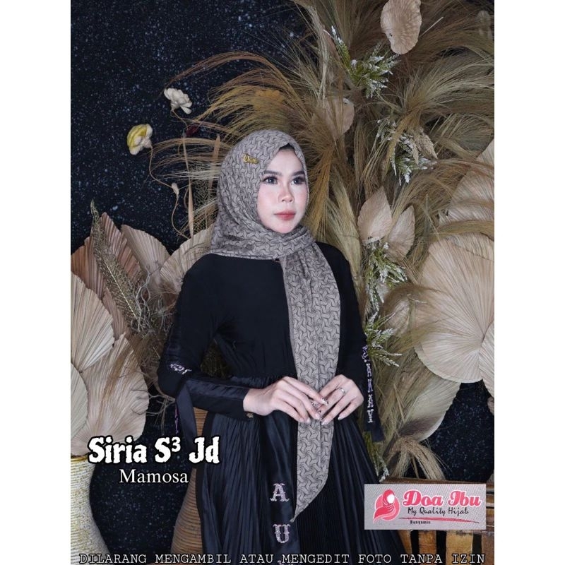 Jual Hijab Daily Segitiga Instan Belah S3 Mamosa by Doa Ibu | Shopee Indonesia