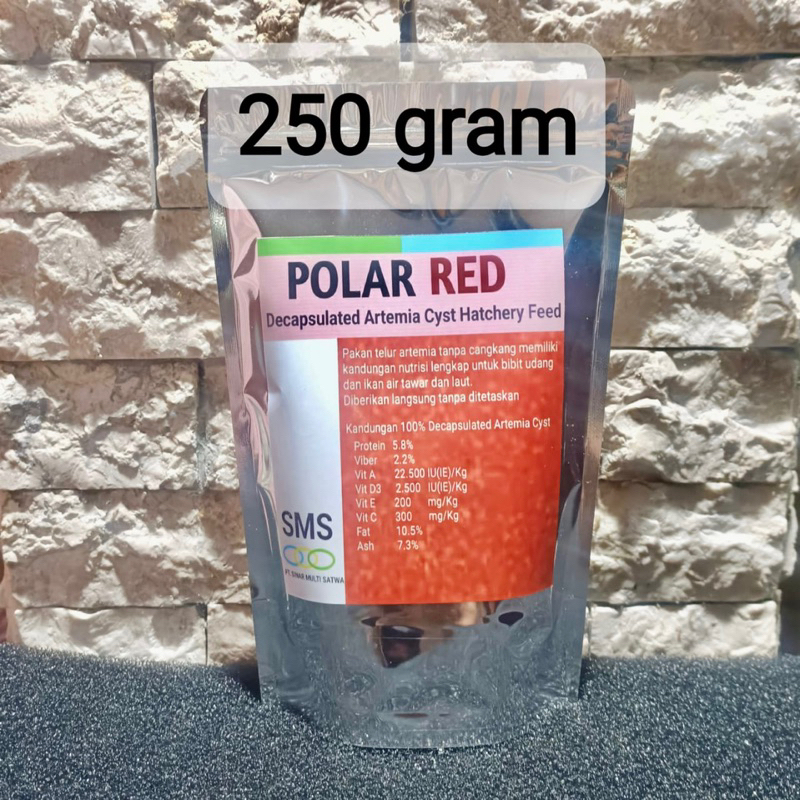 Jual Polared Polar red artemia instan 100gr dan 250gr | Shopee Indonesia