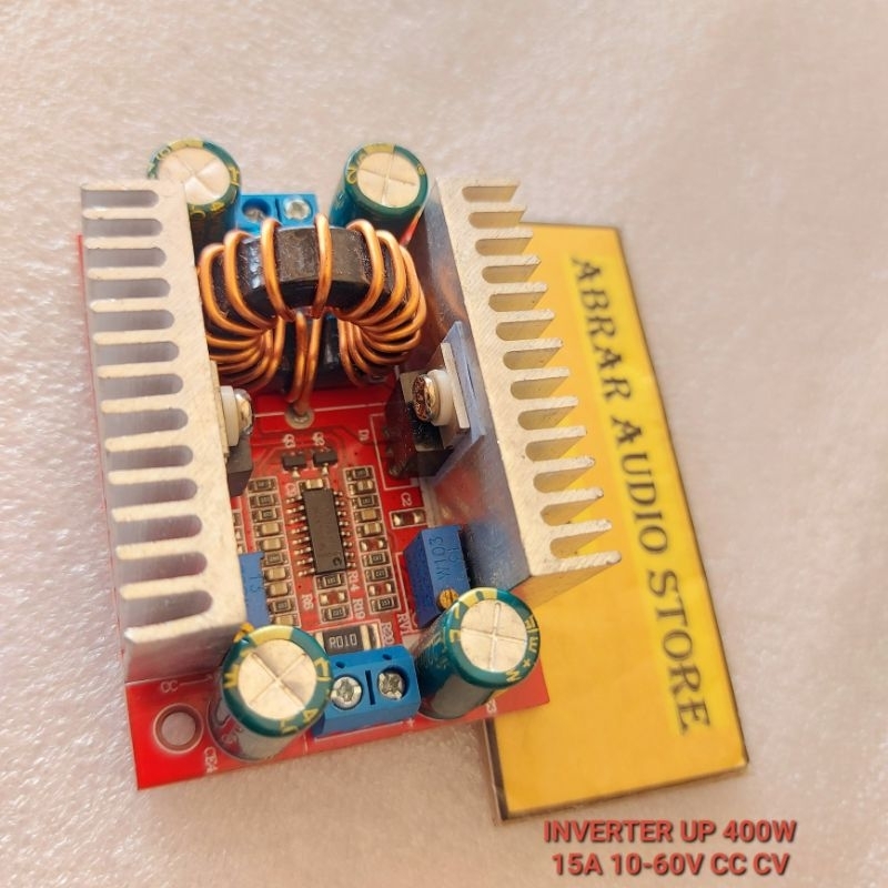 Jual MODUL INVERTER STEP UP 400W 15A 10-60V CC VC | Shopee Indonesia