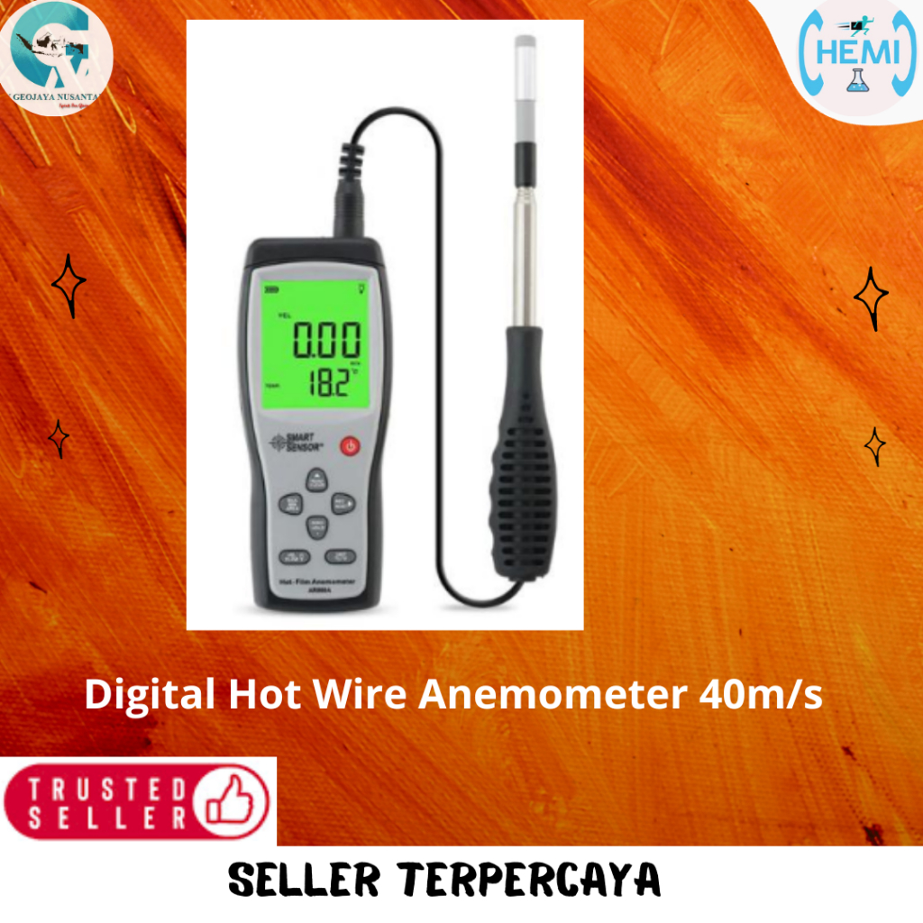 Jual Digital Hot Wire Anemometer 40m/s | Shopee Indonesia