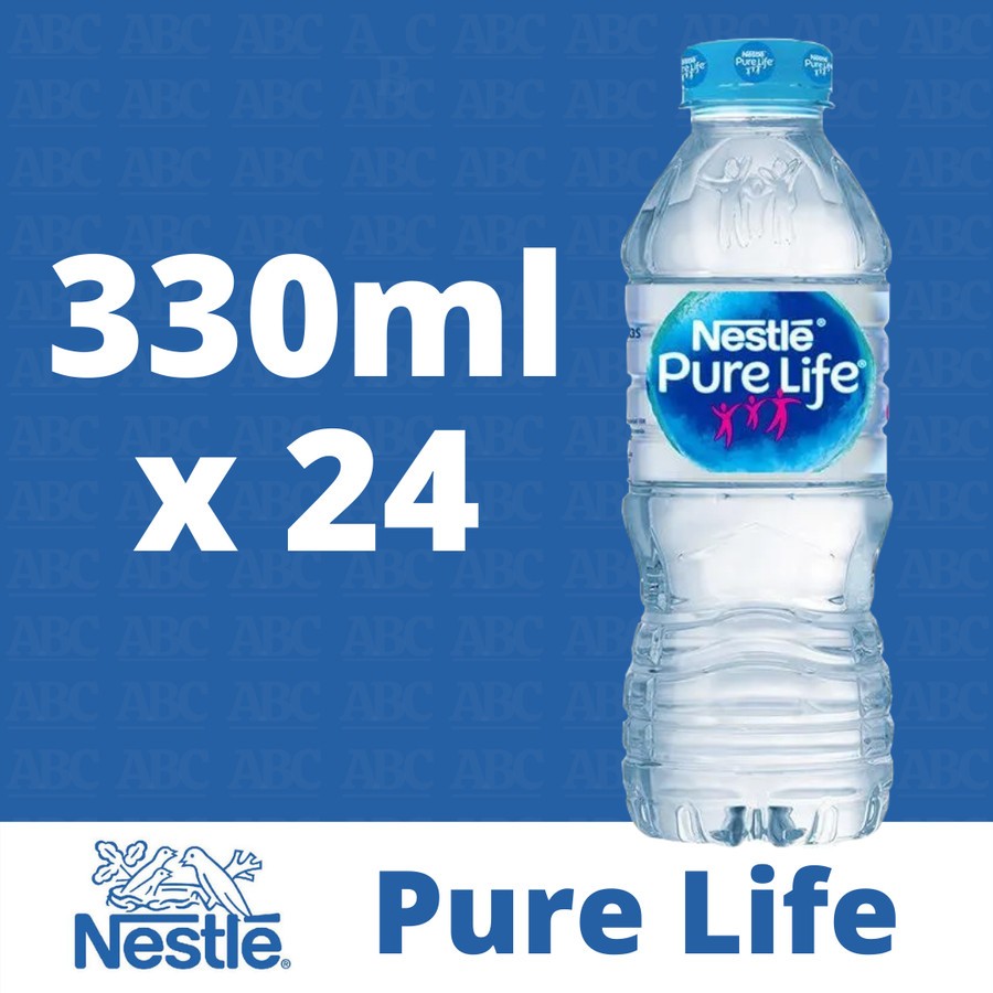 Jual Nestle Pure Life | 330ml x 24 | Botol Kecil | Air Minum | Air Mineral | Shopee Indonesia