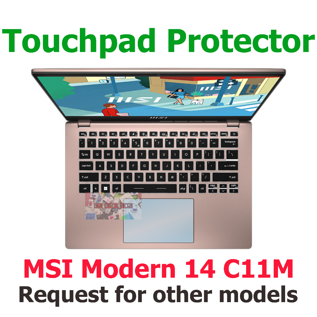 Jual Touchpad Trackpad Protector MSI Modern 14 C11M | Shopee Indonesia