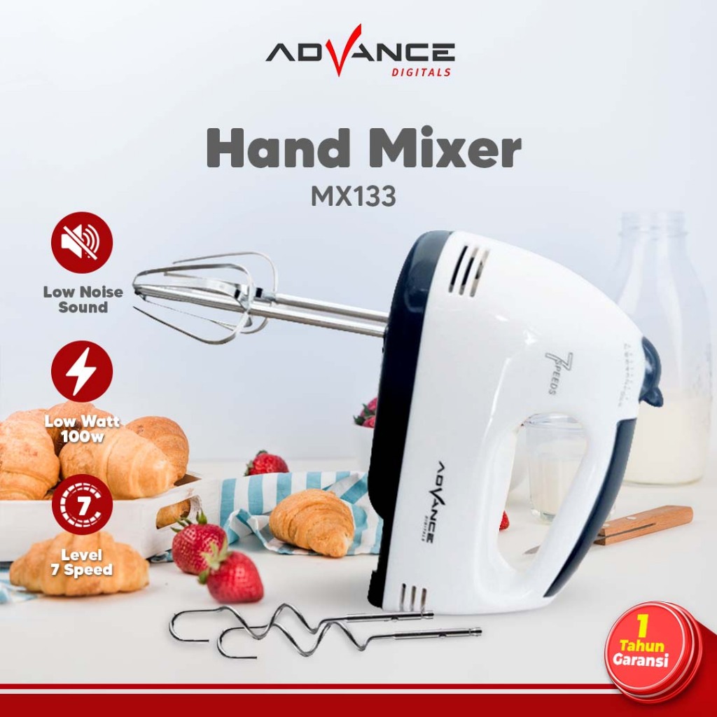 Jual Advance Hand mixer MX133 - Pengaduk Adonan - Pengaduk Elektrik ...