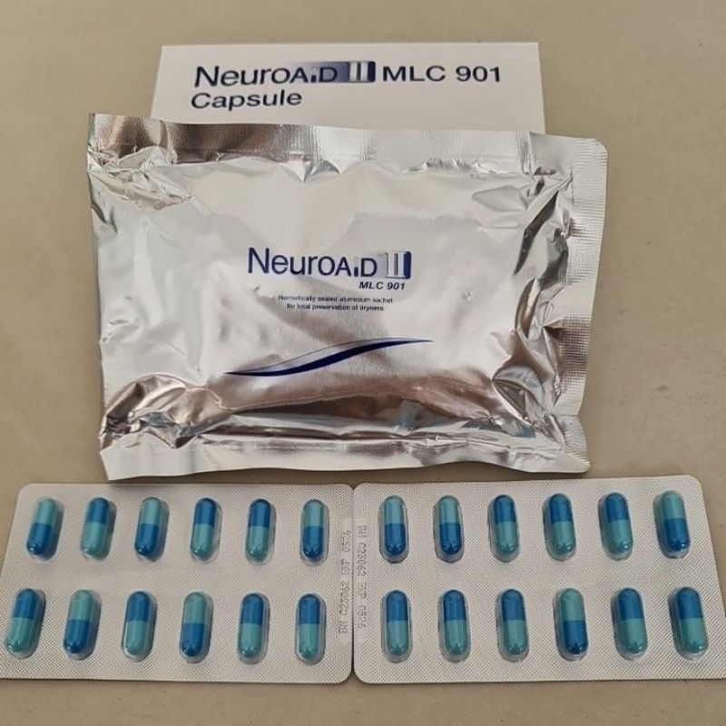 Jual NEUROAID II MLC 901 Moleac per strip 12 Vege caps | Shopee Indonesia