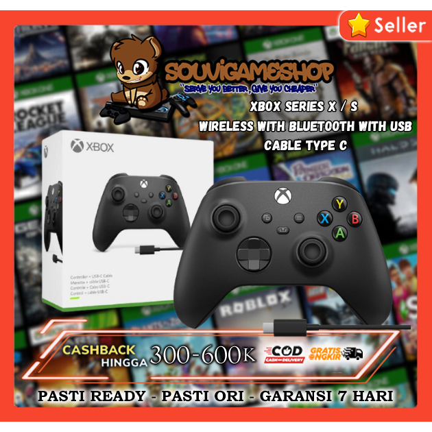 Jual PROMO! XBOX Series X/S Wireless Controller + USB Type C Cable ...