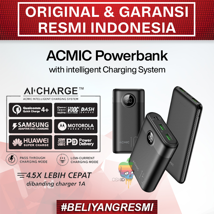 Jual Powerbank ACMIC C10Pro / Digimax Supermini / F10Pro F20Pro / Minimax Supermini / W10Pro ...