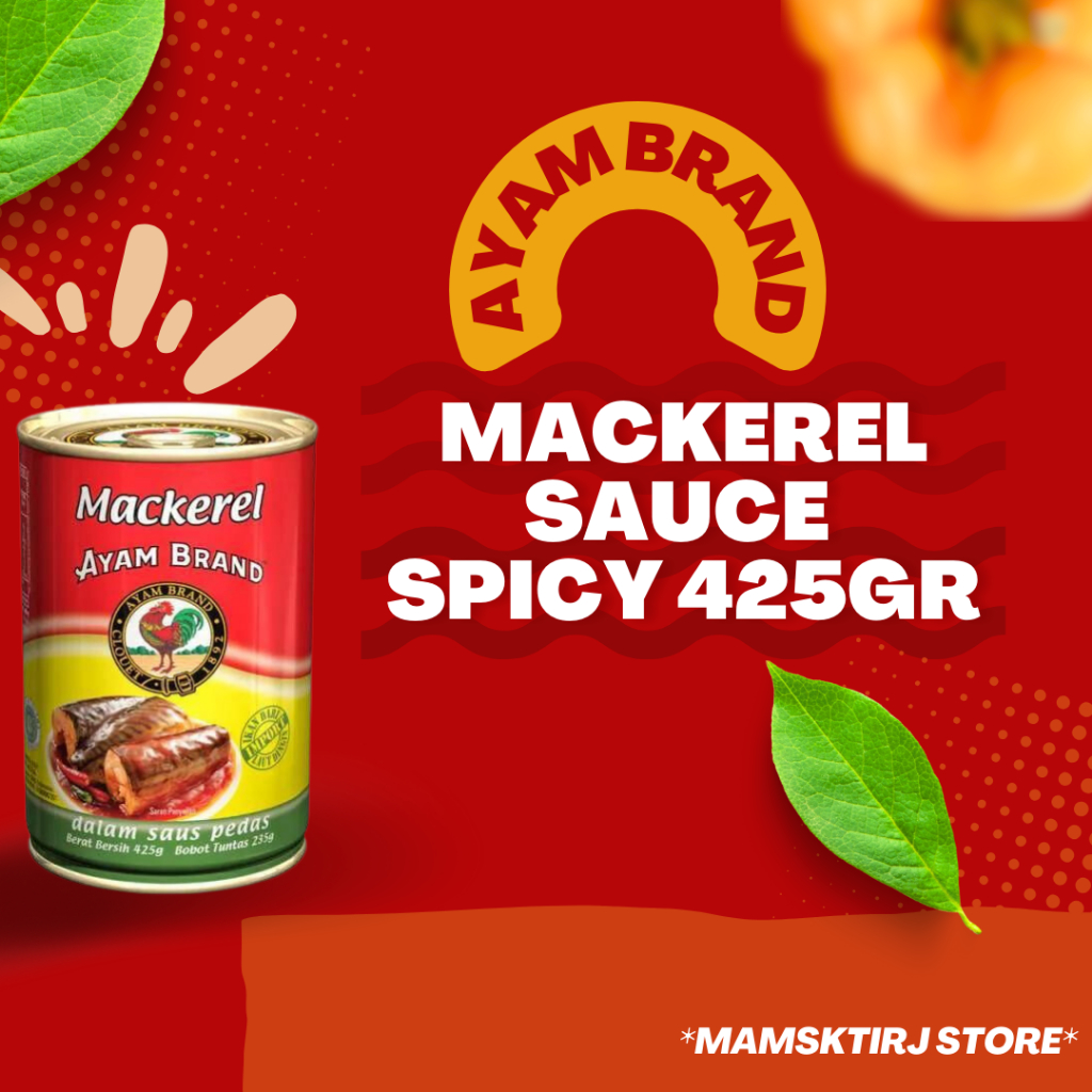Jual AYAM BRAND MACKEREL SAOS SPICY 425 GR | Shopee Indonesia