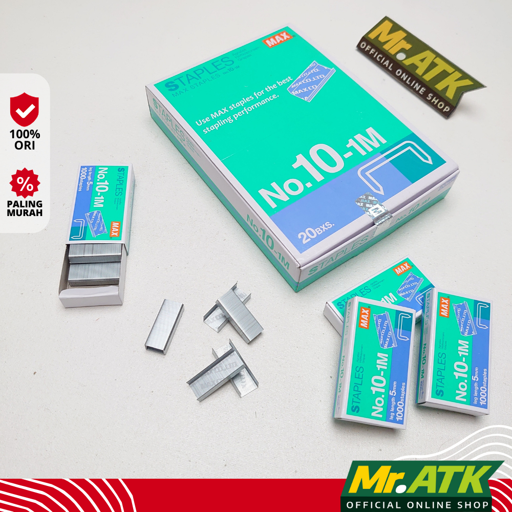 Jual ISI STAPLES NO. 10 MAX UKURAN KECIL - STRIP ISI ULANG REFILL ...