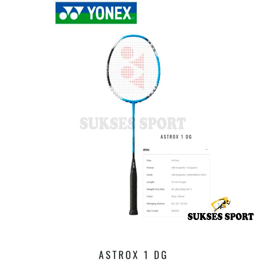 Jual Raket Badminton Yonex Astrox 1DG 1 DG 35lbs Original | Shopee Indonesia
