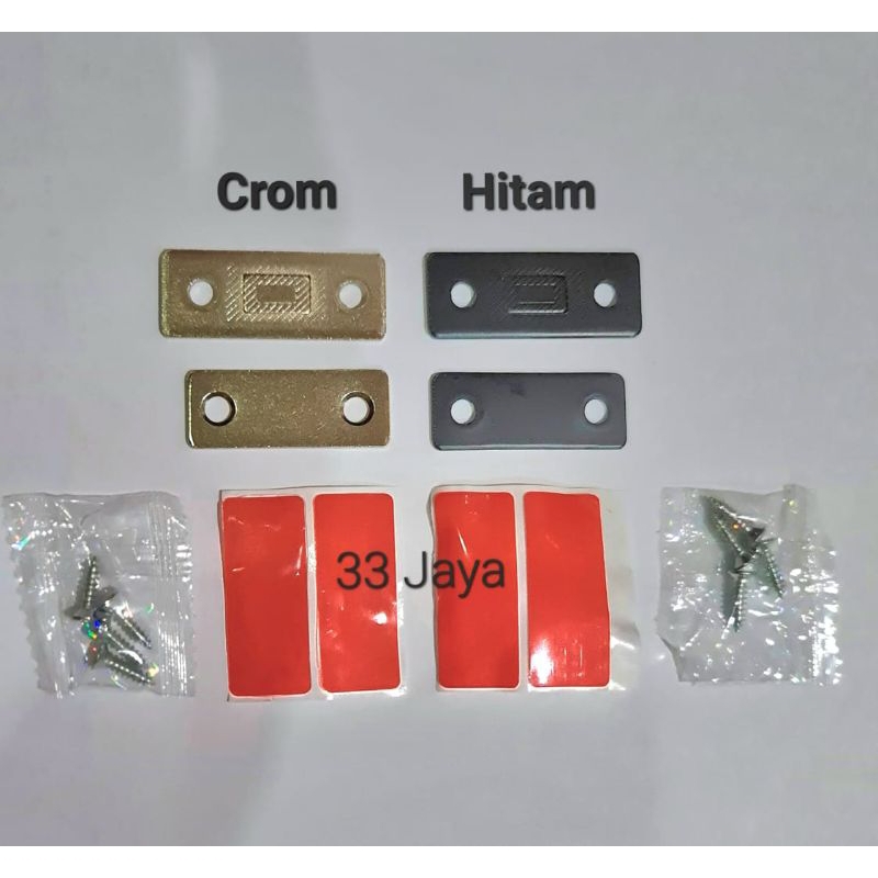 Jual Magnet Tipis Black n Crom Tutup Door Closed | Shopee Indonesia
