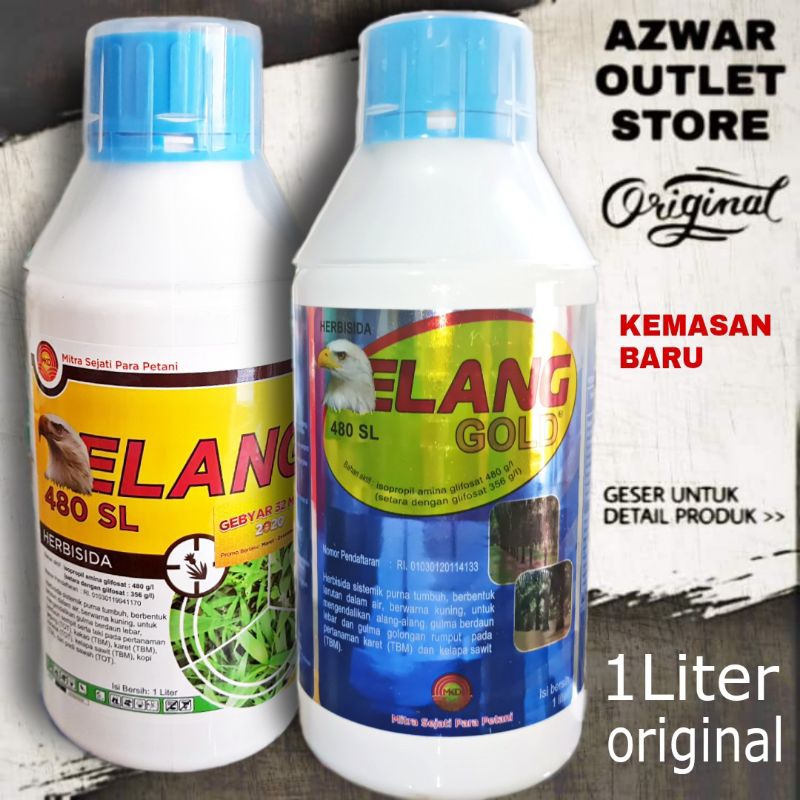 Jual ELANG 480SL (1Liter) MKD HERBISIDA SISTEMIK | racun rumput ...
