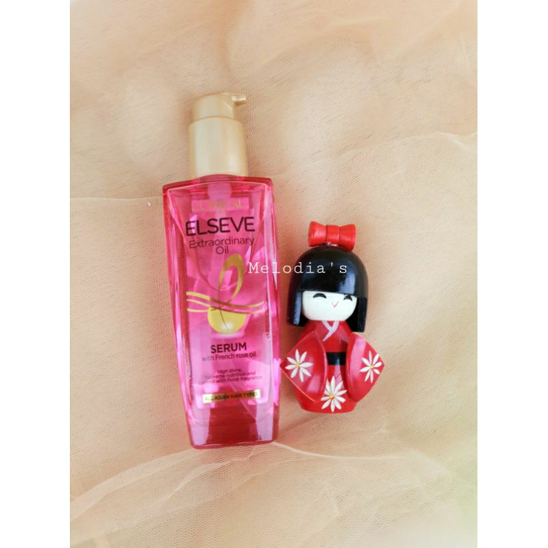 Jual LOREAL ELSEVE Extraordinary oil Pink 100ml NEW | Shopee Indonesia