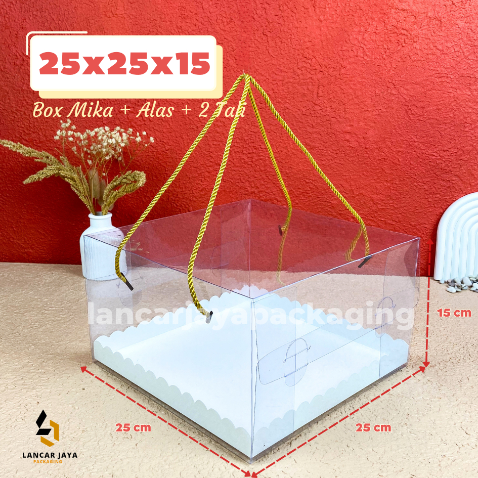 Jual Box Mika Tali Kotak Kemasan Kue Tart Pudding Bolu Chiffon Roti ...