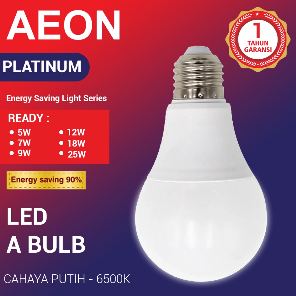 Jual Lampu Garansi Platinum LED Bulb 5w 7w 9w 12w 15w 18w 21w Bohlam LED Cool White E27 Garansi ...