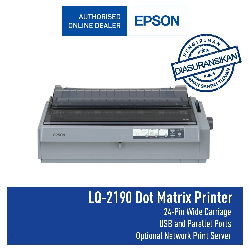 Jual Printer Epson LQ-2190 / LQ2190 dot matrix 24 pin | Shopee Indonesia