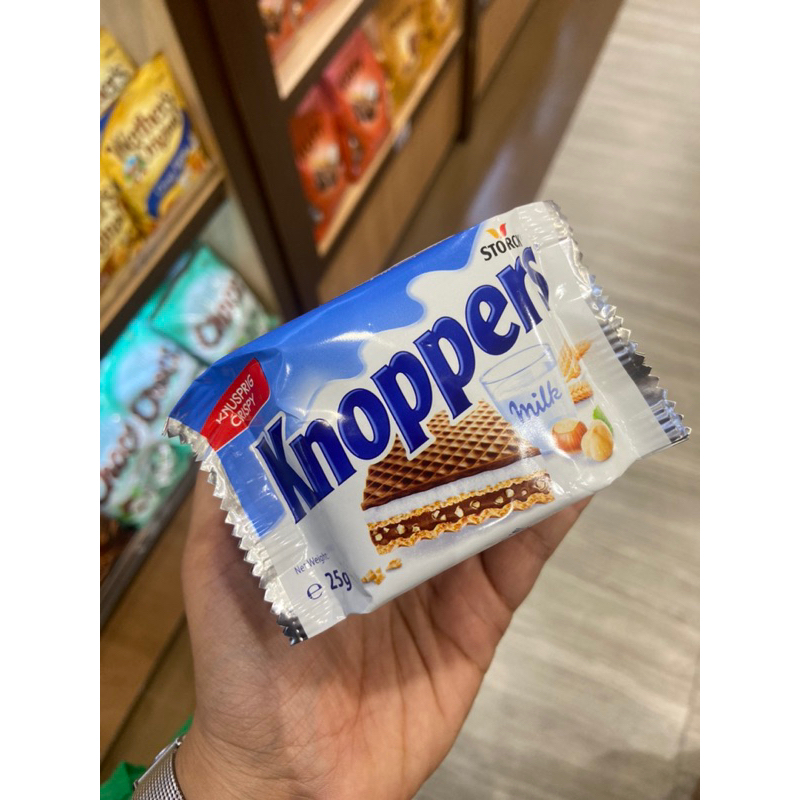 Jual Knoppers Wafer Milk/ Snack EROPA/ Jajanan Wafer | Shopee Indonesia