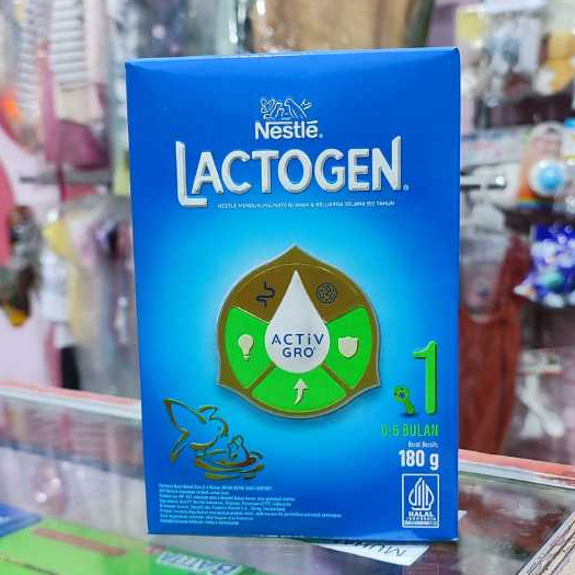 Jual Ruang Gizi Susu Lactogen 1 Activ Gro Usia 0-6 Tahun Box 180gr ...