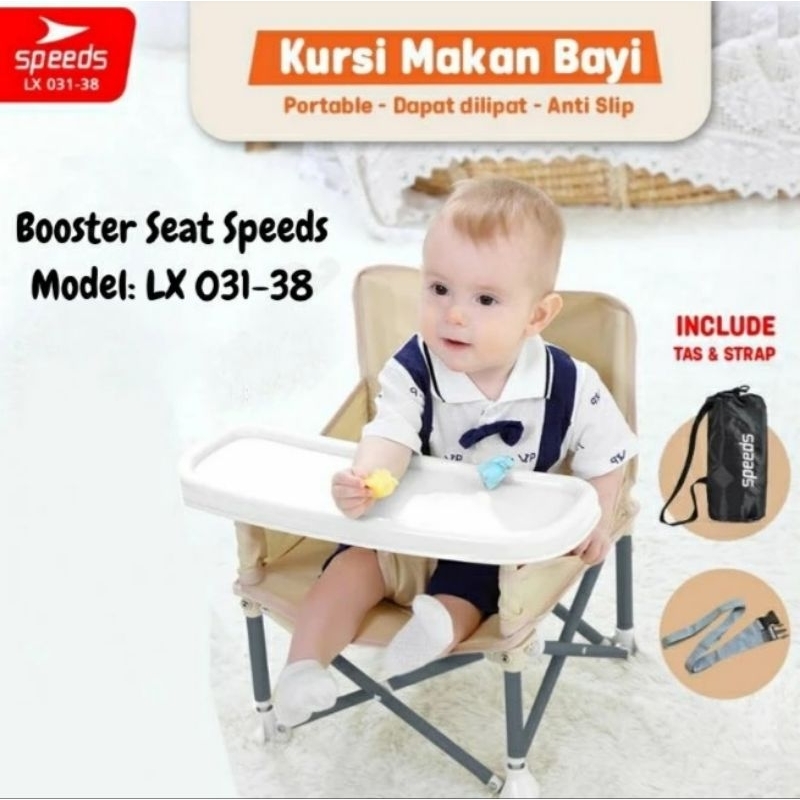 Jual [COD] SPEEDS Kursi Makan Bayi Balita Lipat Portabel Baby Chair ...