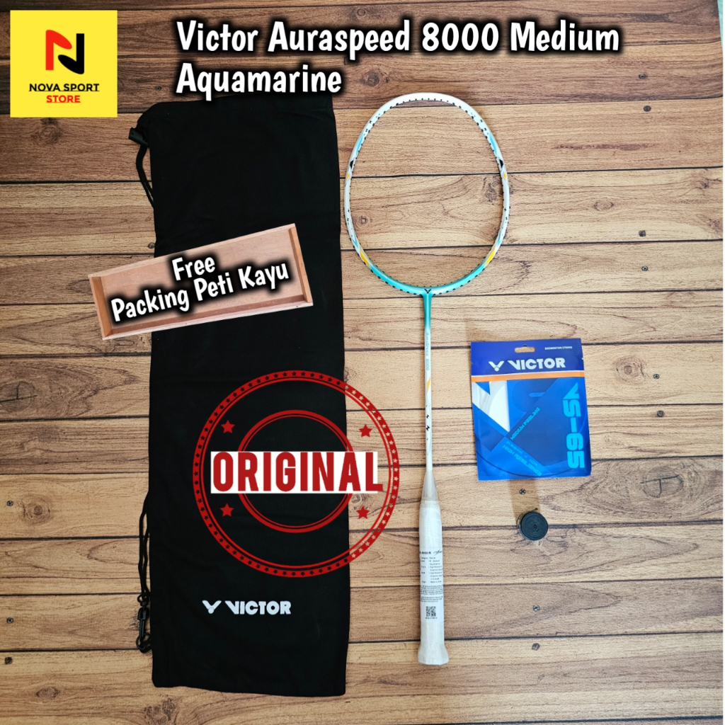 Jual Raket Badminton Victor Auraspeed 8000 | Shopee Indonesia