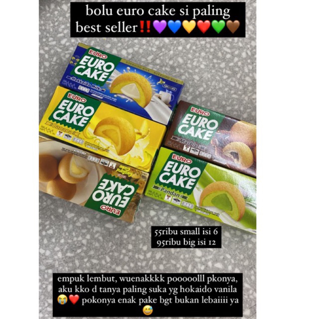 Jual EURO CAKE BOLU THAILAND | Shopee Indonesia