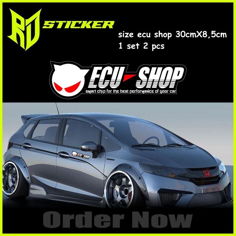 Jual sticker jdm ecu shop | Shopee Indonesia