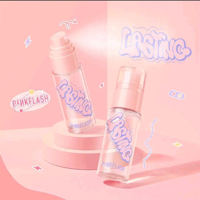 Jual Pinkflash Lasting Double Fixing Setting spray SP01 40 ml | Shopee ...