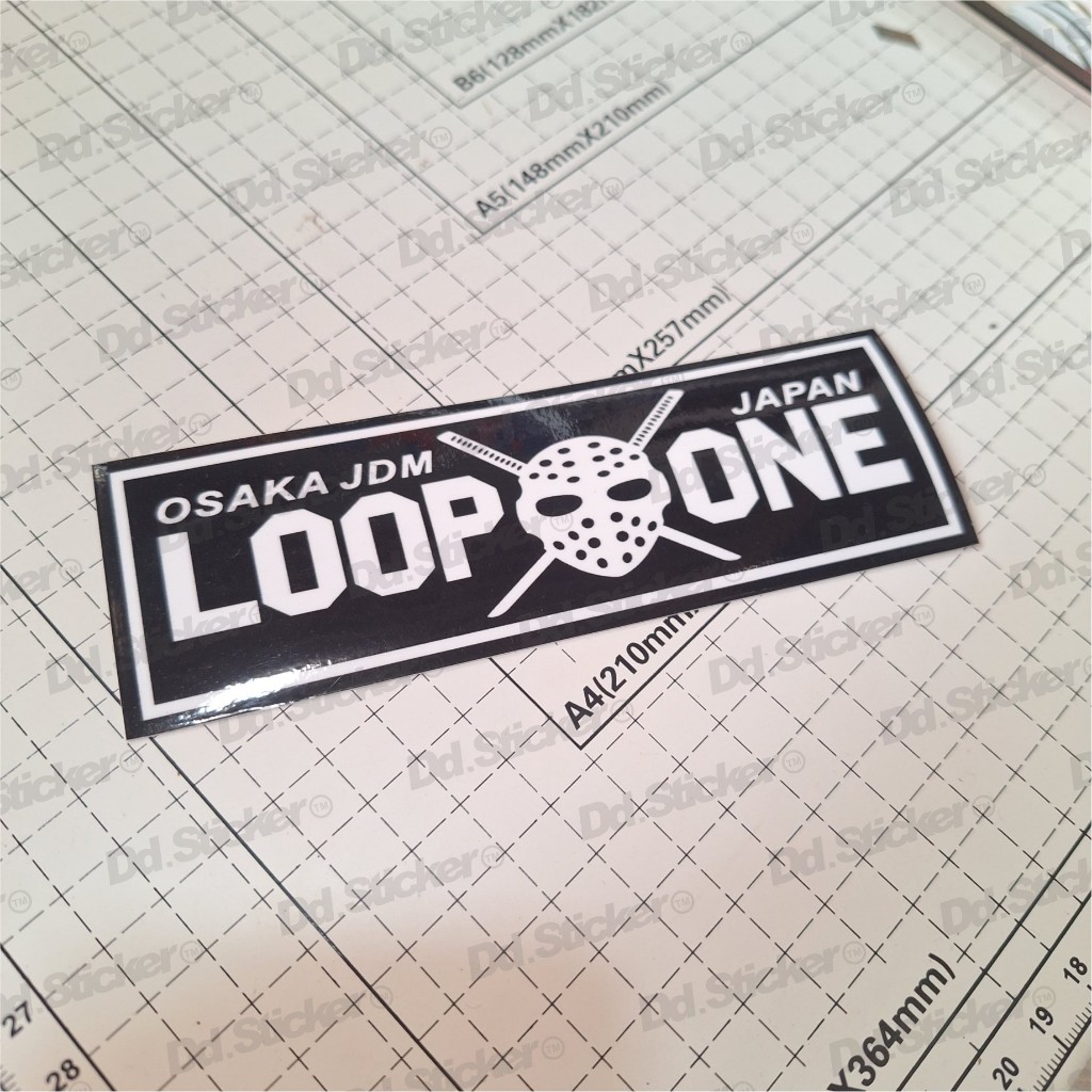 Jual sticker JDM Loop One osaka kanjo japan | Shopee Indonesia