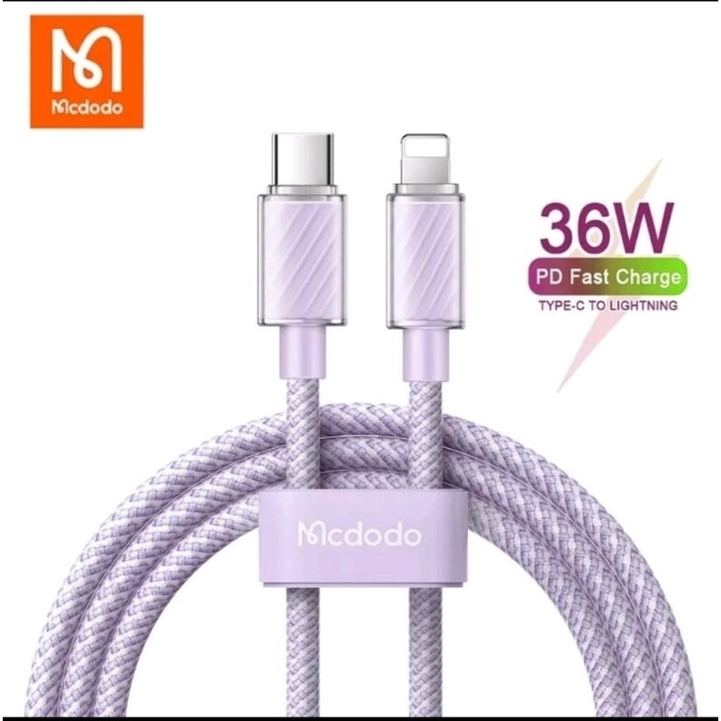Jual Kabel iPhone Mcdodo Usb c to Lightning - Kabel Charger Mcdodo CA-3660 3A Type C to ...
