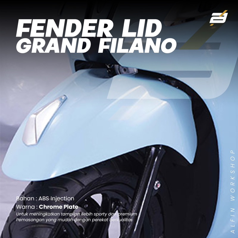 Jual Fender LID Chrome Grand Filano | Shopee Indonesia