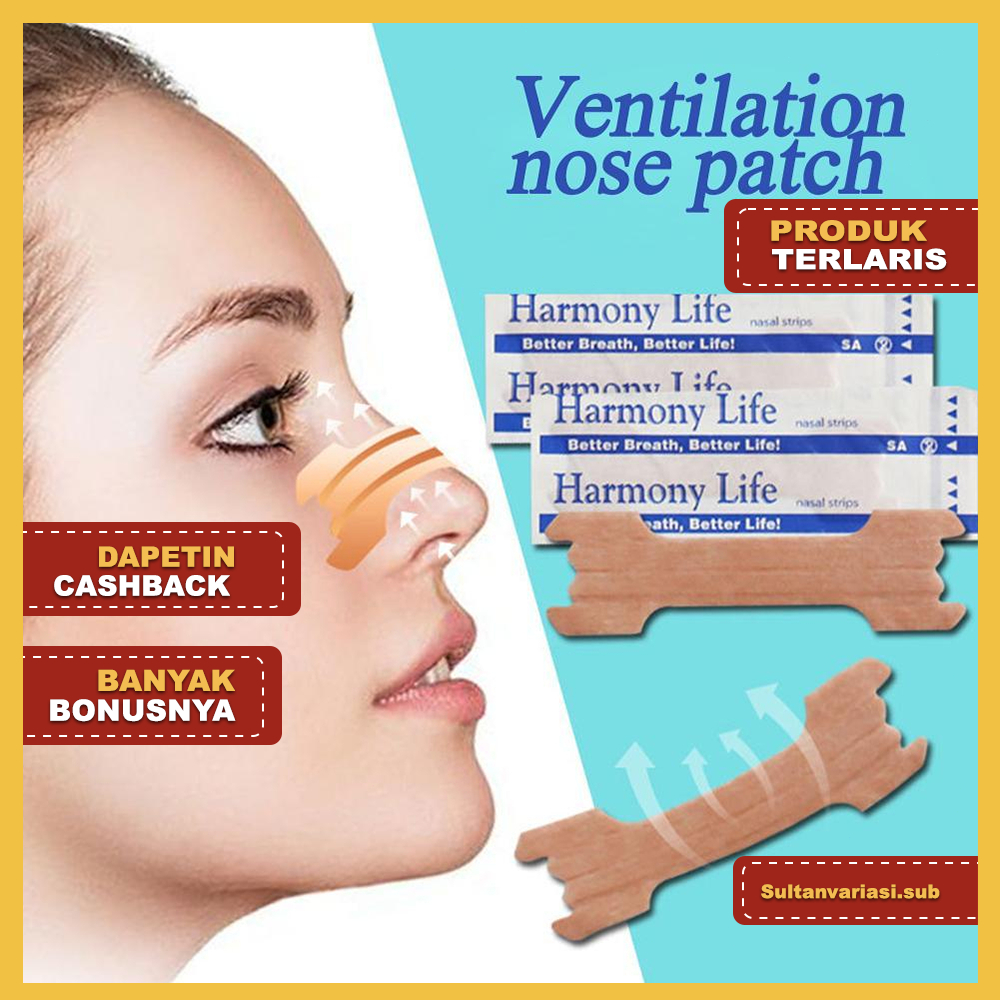 Jual Plester Hidung Harmony Life Nasal Strips Nose Strips Hidung ...