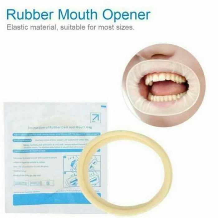 Jual dental optragate mouth / Rubber Dam and Mouth Gag / Rubber Mouth ...
