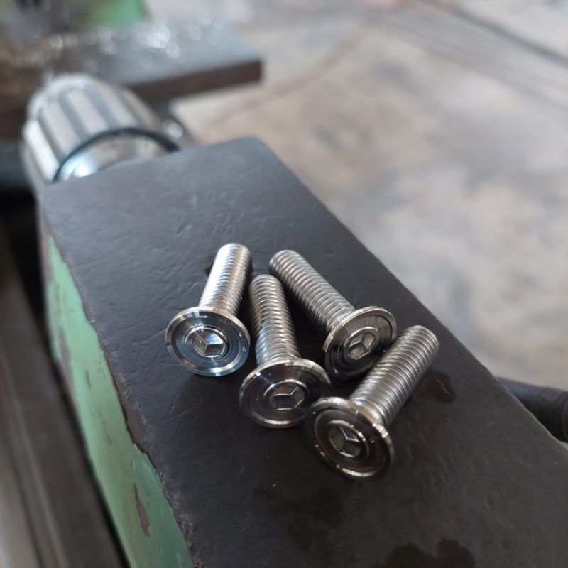 Jual baut slim stainless model heng thailand ukuran baut 12 atau m8 | Shopee Indonesia