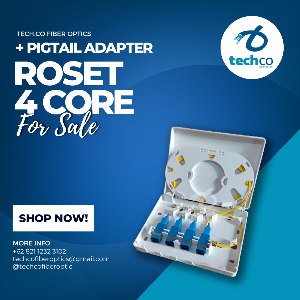 Jual ROSET 4 CORE + PIGTAIL ADAPTER SC-UPC | Shopee Indonesia