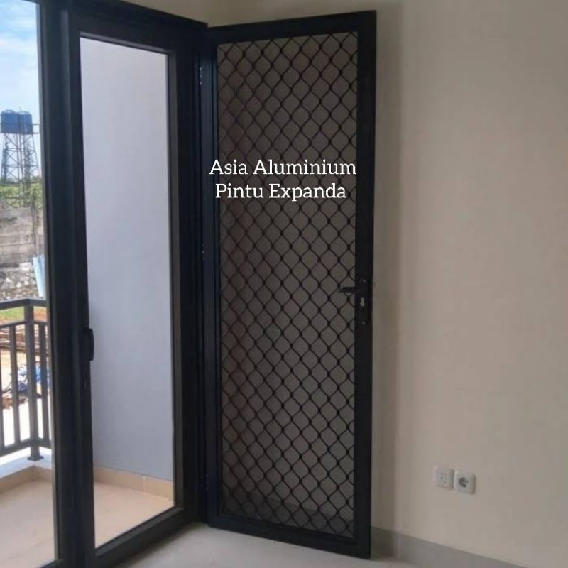 Jual pintu aluminium expanda kawat nyamuk 200 x 90 | Shopee Indonesia