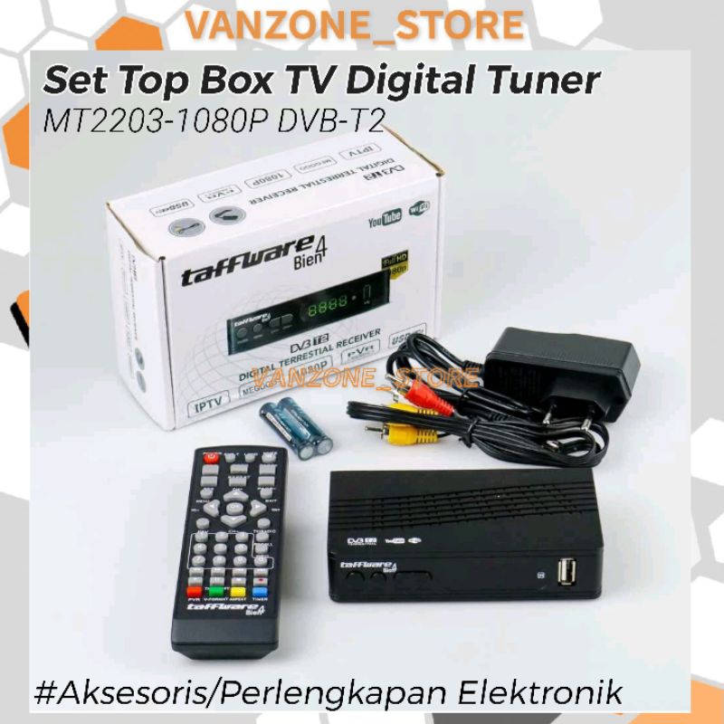 Jual Set Top Box STB Digital TV Tuner Box H.264 1080P DVB-T2 - U-001 ...