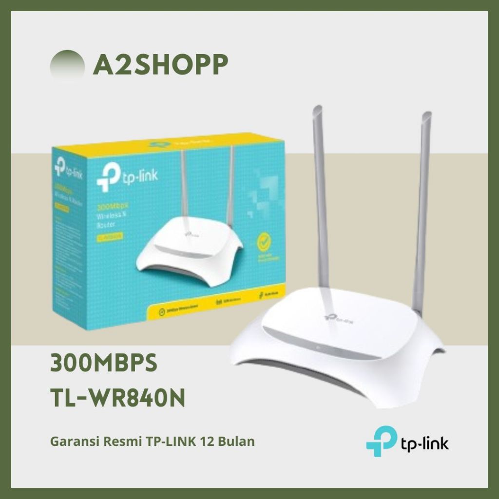 Jual TP-Link Router WR840N 300Mbps Wireless N Router - Garansi Resmi 1 ...