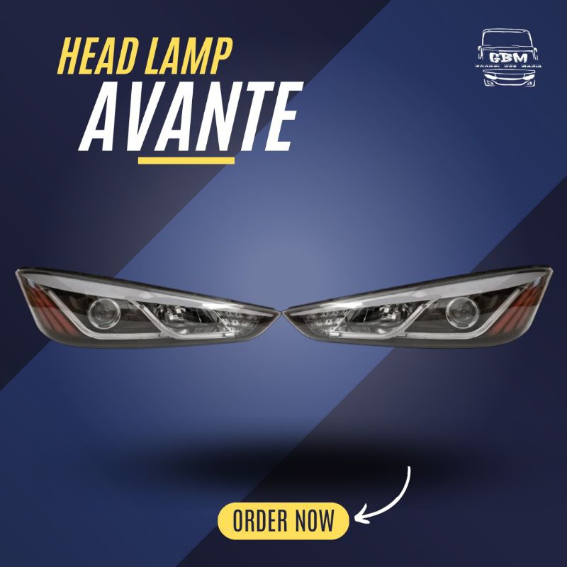 Jual HEAD LAMP AVANTE | Shopee Indonesia