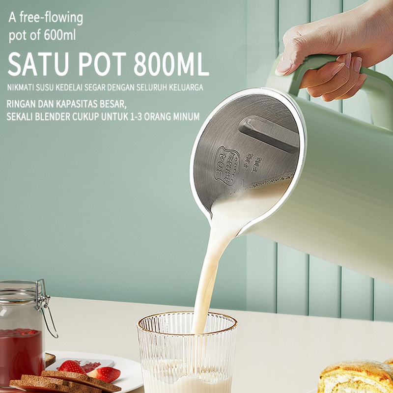Jual Mesin Susu Kedelai 800ML / 9 Menu Soy Milk Maker / Soymilk Maker ...