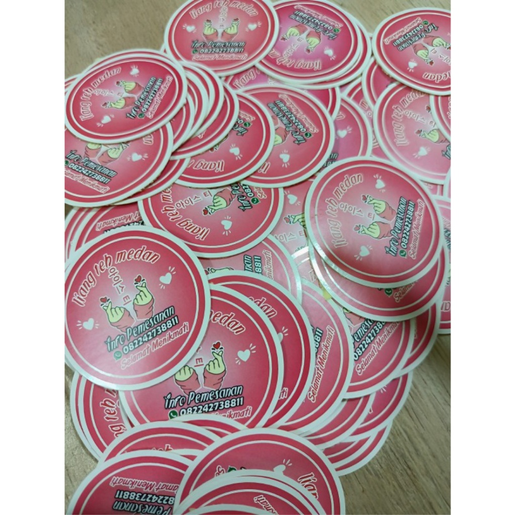 Jual Cetak Stiker Vinyl A3+ Cutting Putus Die Cut / Cetak Stiker ...