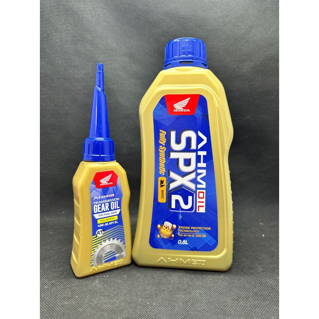 Jual PAKET OLI FULL SINTETIS MATIC 800ML + OLI GARDAN 120ML SPX 2 ...