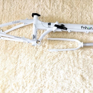 Jual Frame Fnhon blast putih Discbrake HP 20 22 inch Tanpa Handlepost ...