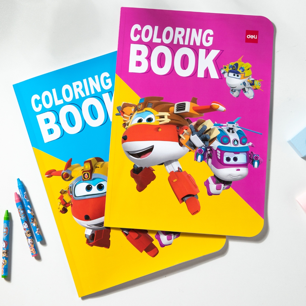 Jual Deli Coloring Book Buku Gambar Isi 12 Lembar Kertas Tebal 120 Gram ...