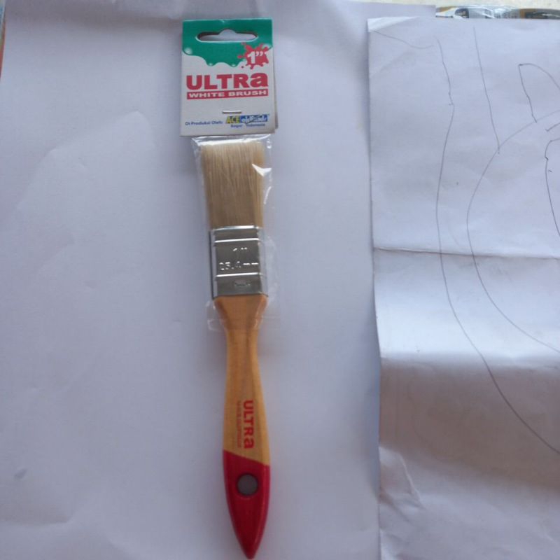Jual Ace oldfields kuas cat ultra white brush 1" | Shopee Indonesia
