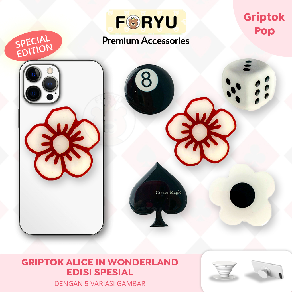 Jual Griptok Resin Alice In Wonder Land Pop Soket Kartun Phone Holder HP Lucu | Shopee Indonesia