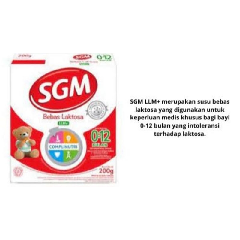 Jual SGM LLM 200 G BEBAS LAKTOSA | Shopee Indonesia