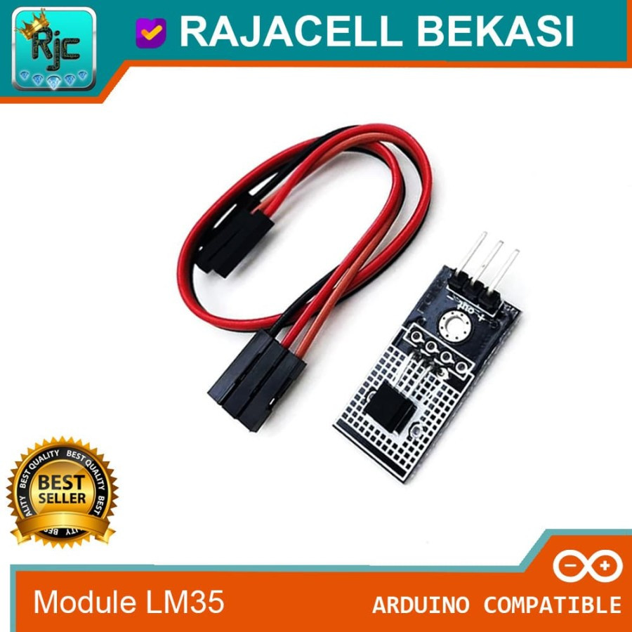 Jual Module LM35 Sensor Suhu Temperature Thermal Analog Sensor | Shopee Indonesia