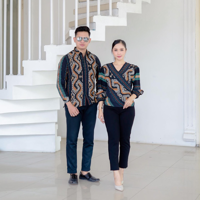 Jual SARIMBIT TENUN / COUPLE TENUN / KEMEJA TENUN / BLOUSE / BLOUSE ...