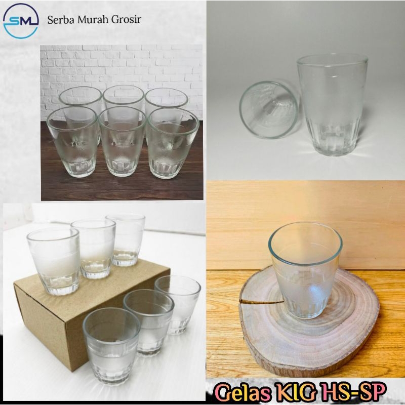 Jual Geals Minum Kaca/Gelas Kopi/Cangkir/Mug Gelas Bening/Gelas KIG HS ...