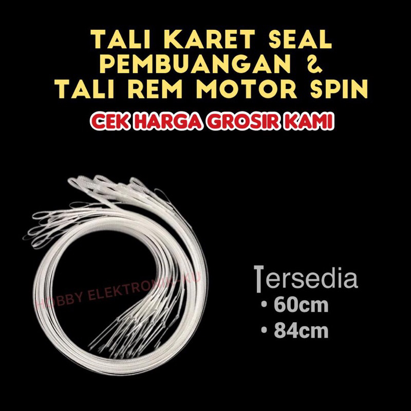 Jual TALI KARET SEAL PEMBUANGAN DAN TALI REM MOTOR SPIN (TERSEDIA ...