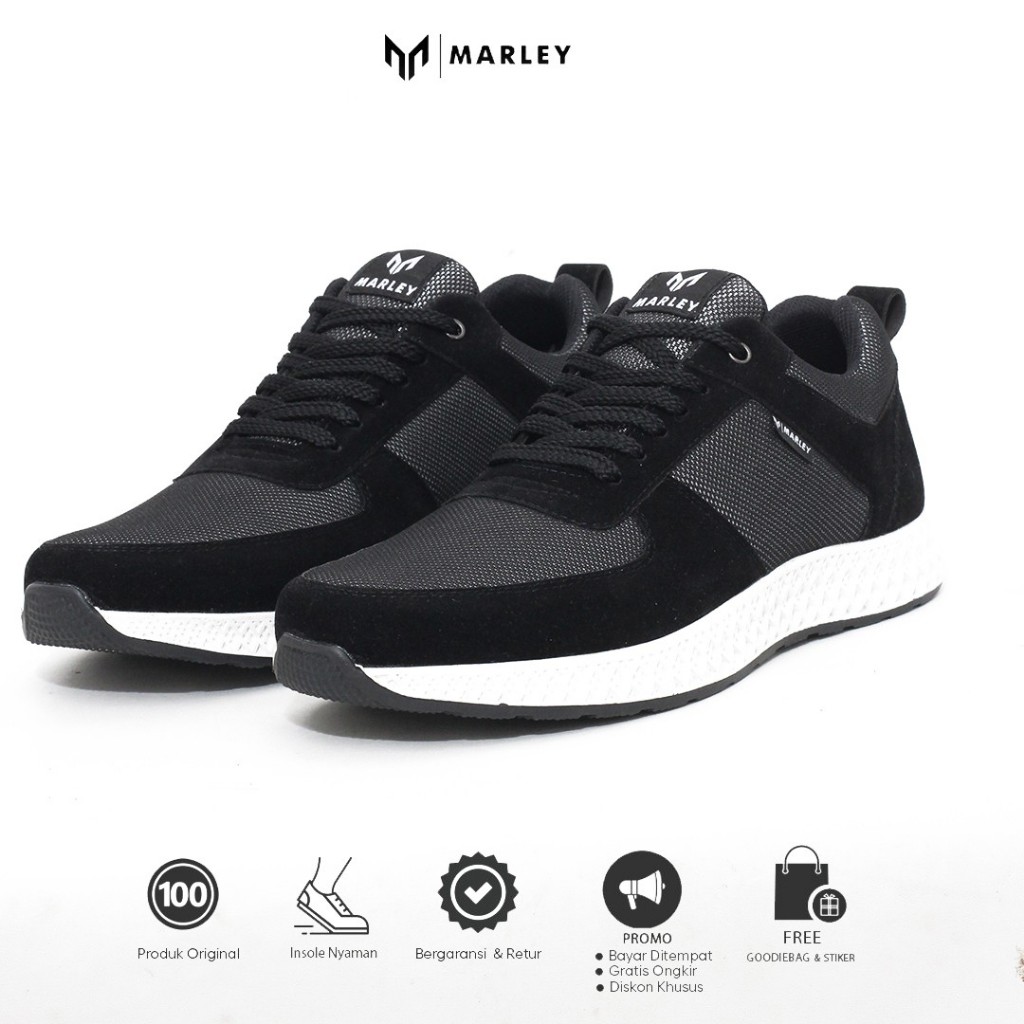 Jual Marley Sepatu Pria Sneakers Kets Sport Casual Joging - Nelson 05 ...